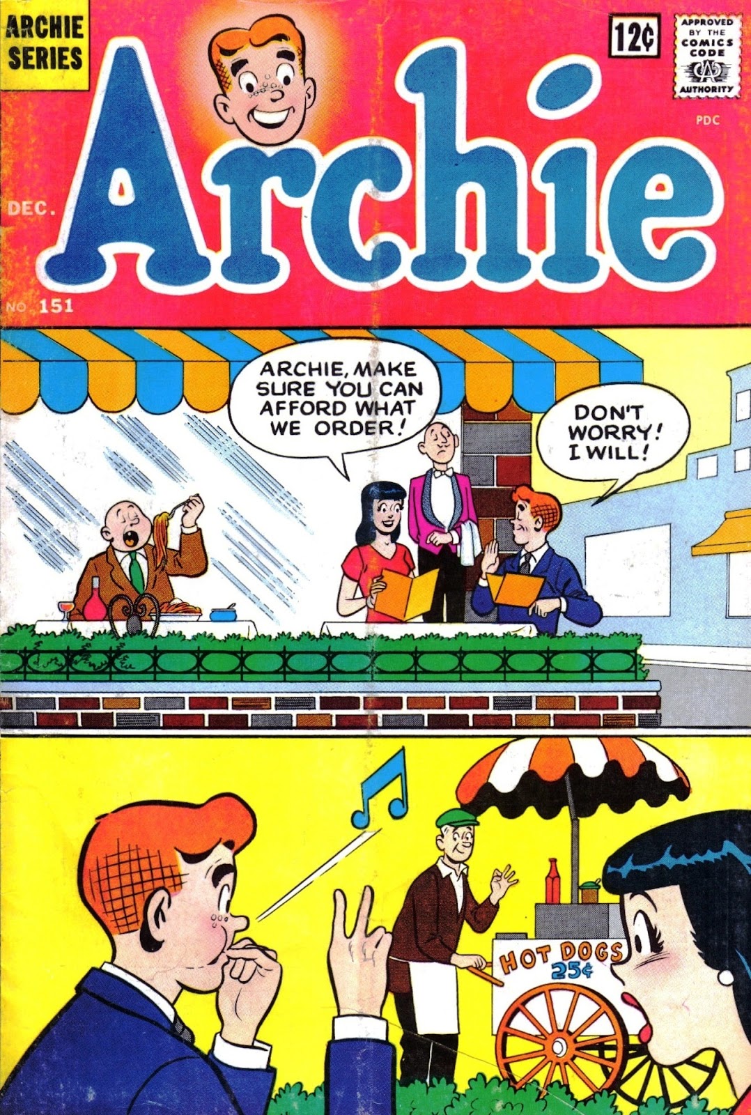 ARCHIE #151 ~ Comics Vintage