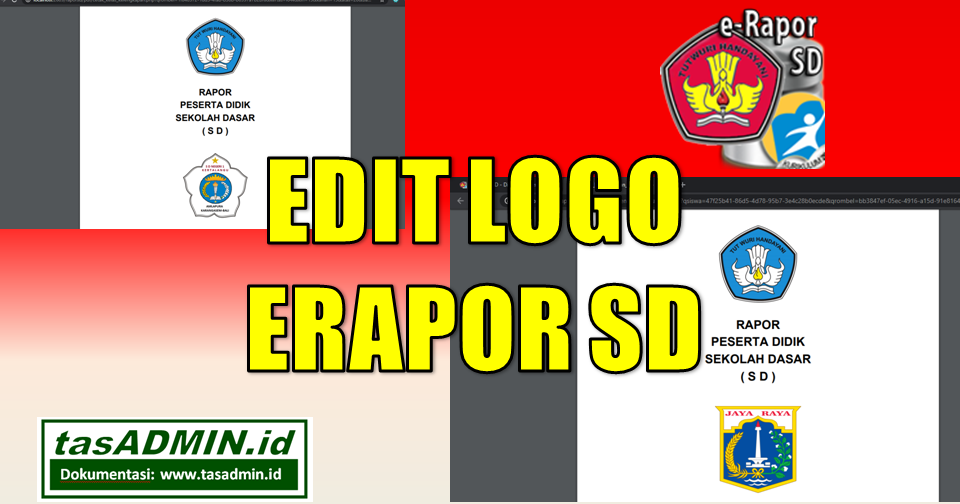 CARA MENGGANTI LOGO ERAPOR SD - tasADMIN