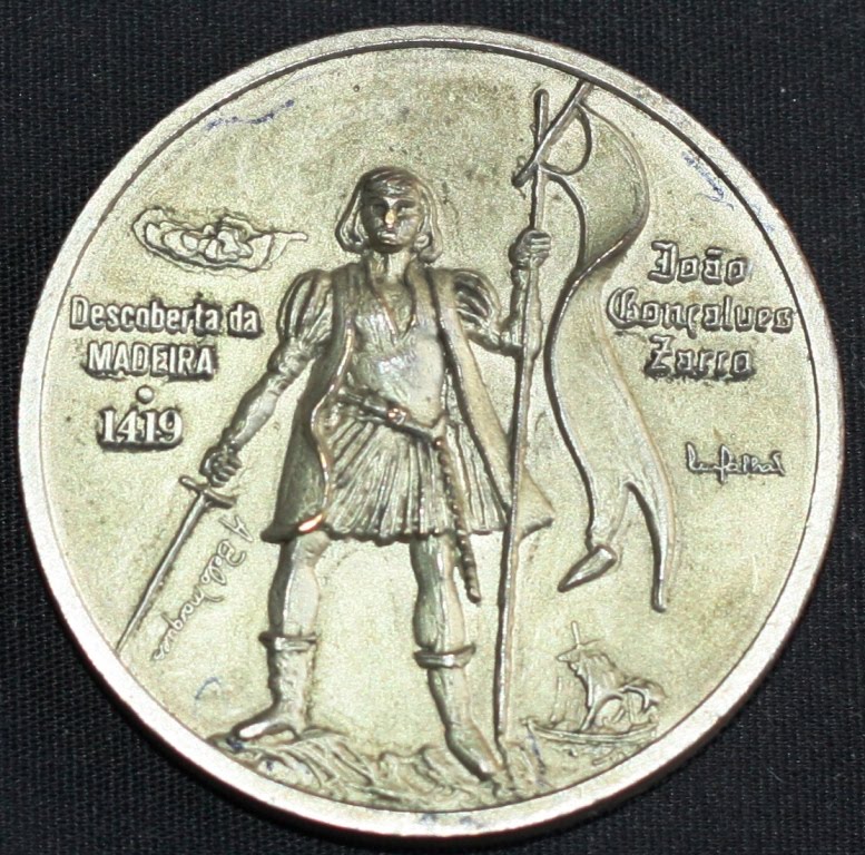 Medalhas da Madeira: Descoberta da Madeira 1000 Patacas