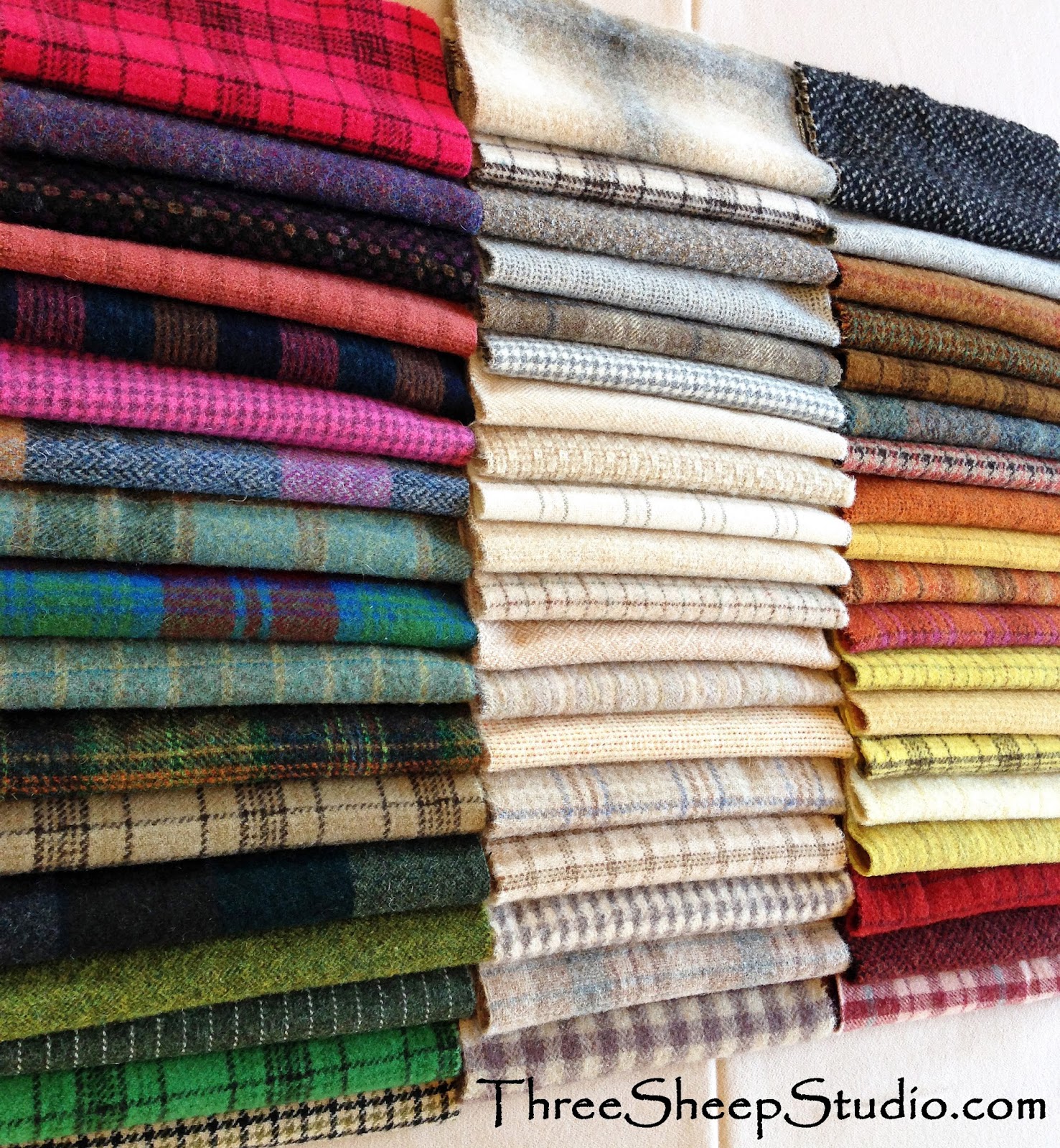 Three Sheep Studio: Wool - Glorious Wool...