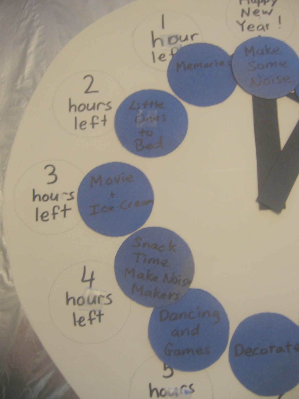 Tots and Me... Growing Up Together: Last Minute New Year's Eve Countdown