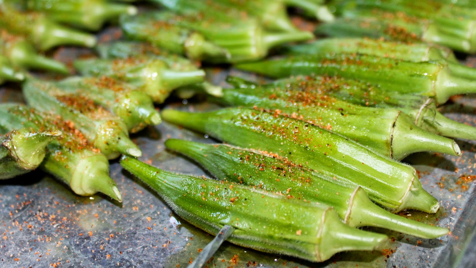 Grilled Okra