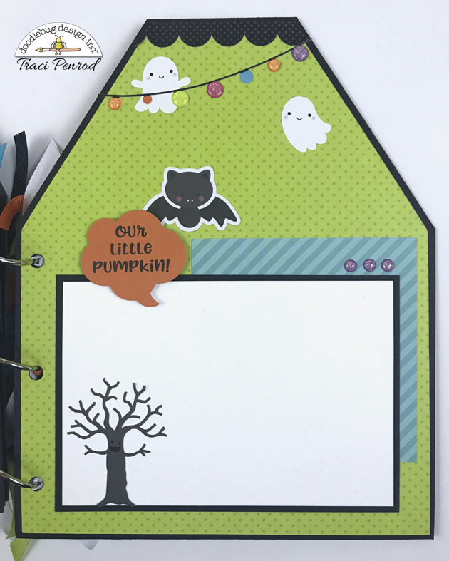 Doodlebug Design Inc Blog: Pumpkin Party Halloween Mini Album | with Traci