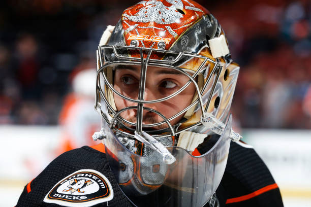 I Love Goalies!: John Gibson 2018-19 Mask