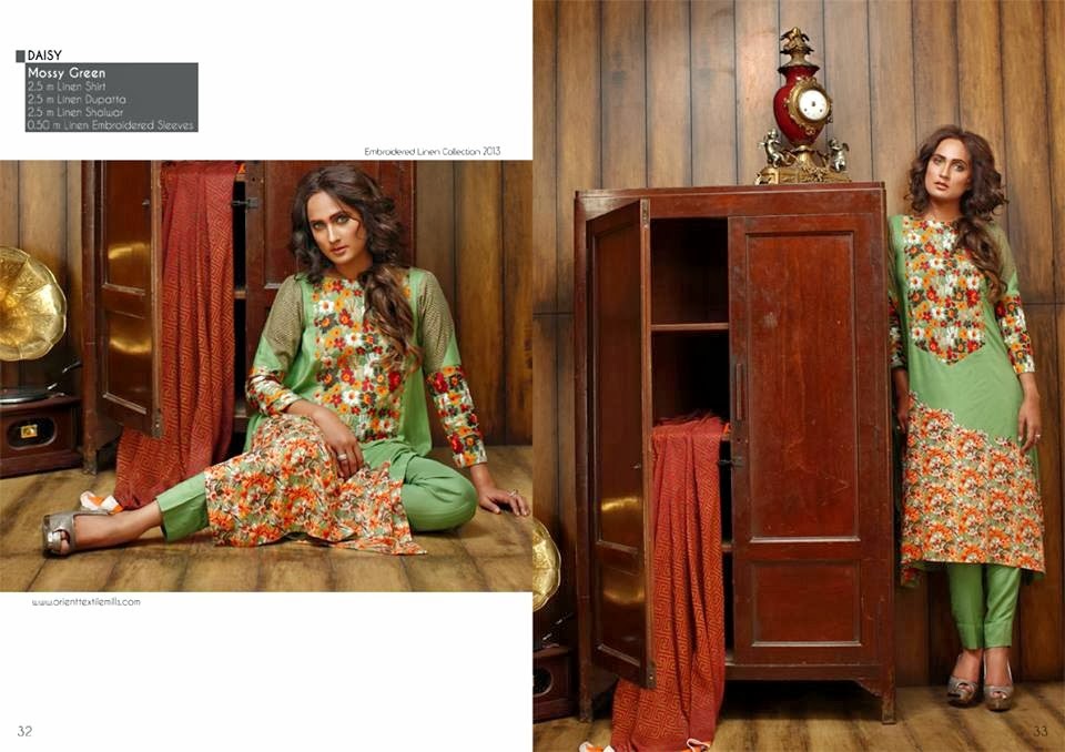 Orient Textiles Linen Collection 2013-14 For Girls | Winter Linen ...