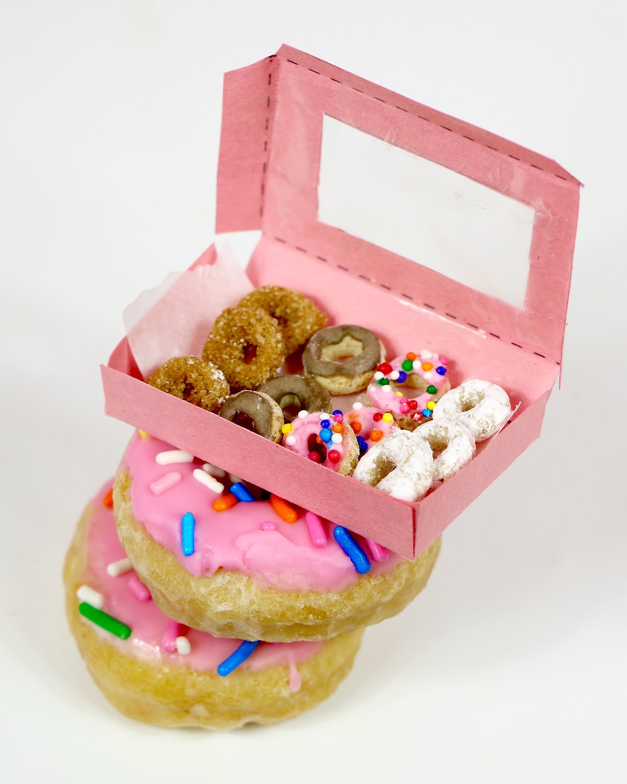 Mini Dunkin Donuts Box Template