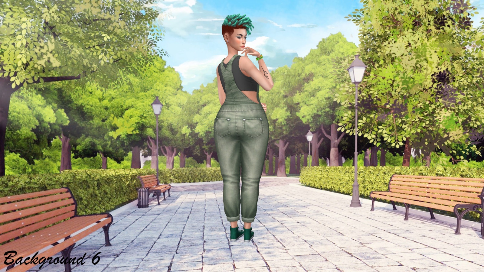 Annett's Sims 4 Welt: CAS Backgrounds - Anime Landscape