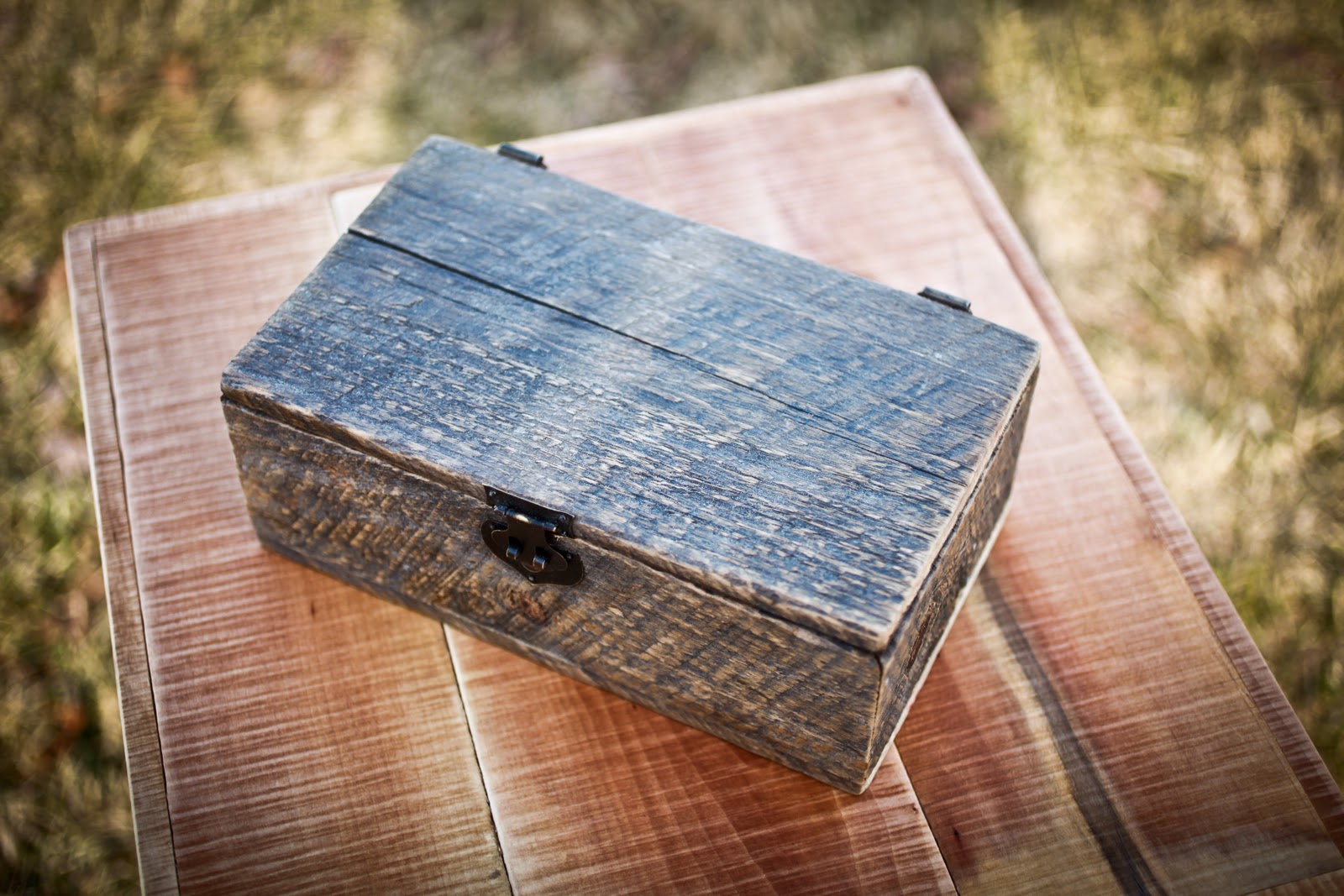 -Blue Mountain Woodworks-: Barn Wood Keepsake Boxes