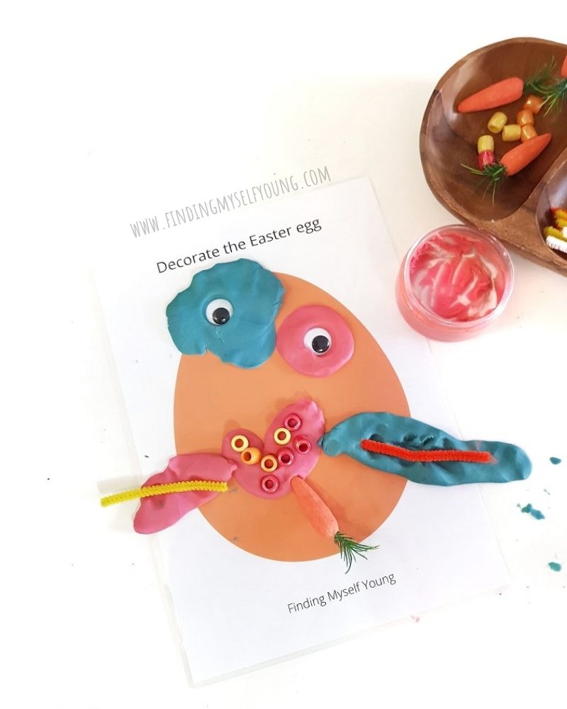 Free Printable Easter Playdough Mats | Finding Myself Young