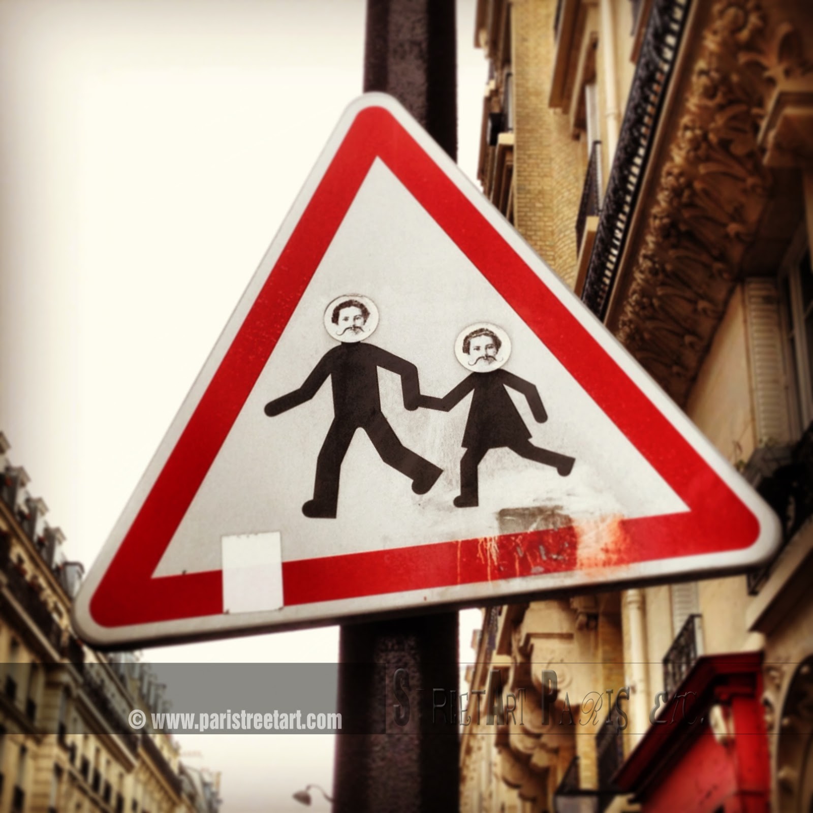 Street Art Paris etc.: Road sign's street art and other plate's stickers