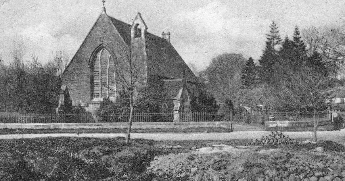 Tour Scotland: Old Travel Blog Photograph Parish Church Barr Scotland