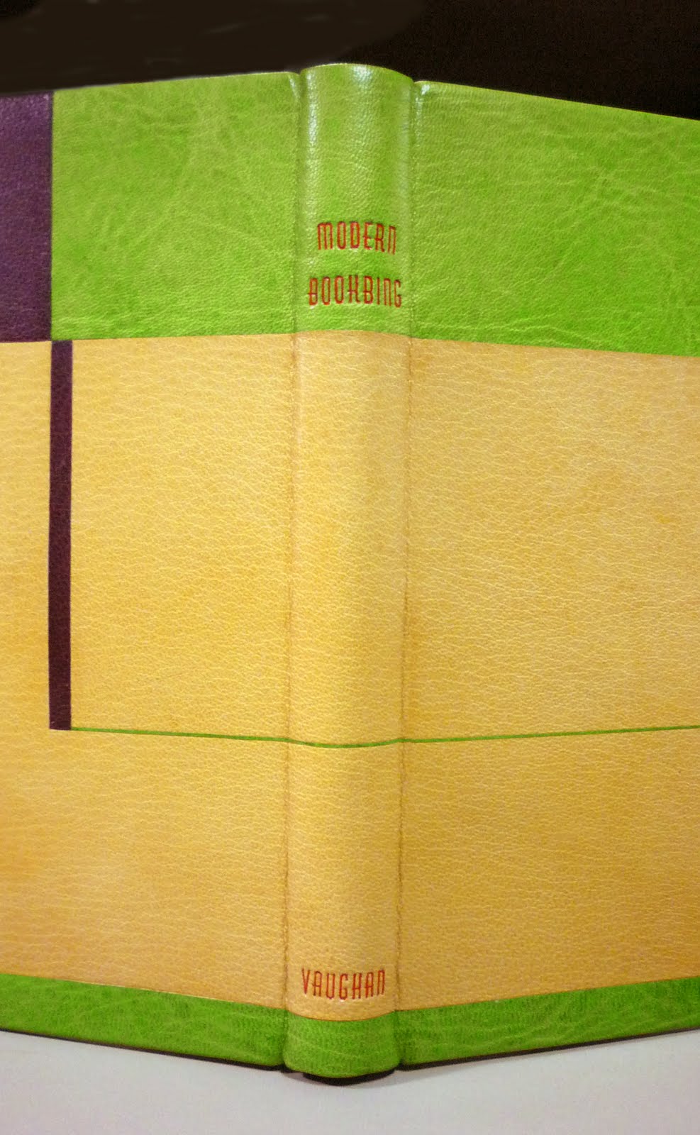 About the Binding: Modern Bookbinding