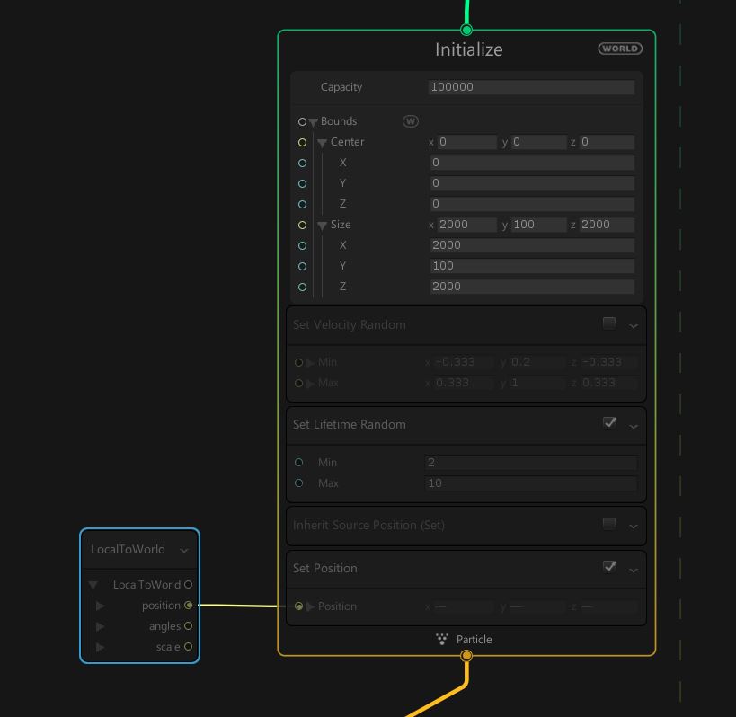 Live Music Visuals: Worldspace particle systems with VFX graph Unity 2018.3