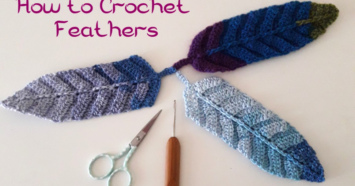 How to crochet feathers