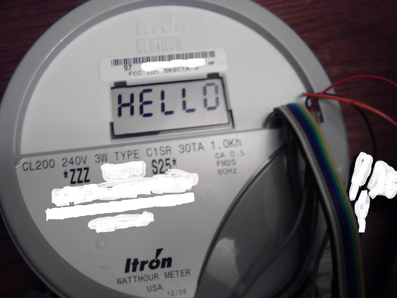 ppcasm: Itron Centron C1SR Reverse Engineering Progress...