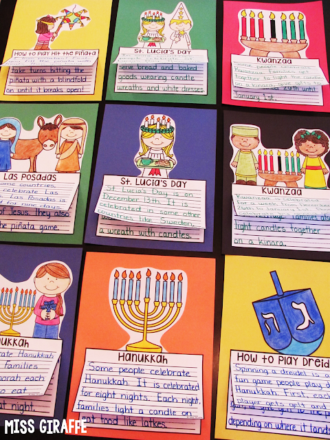 Miss Giraffe's Class: December Writing Crafts