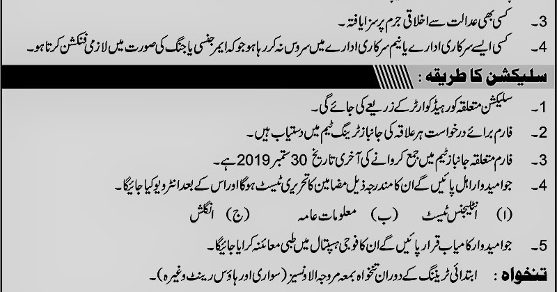 Pak Army Janbaz Force Officer-Jobs - DailyTalks