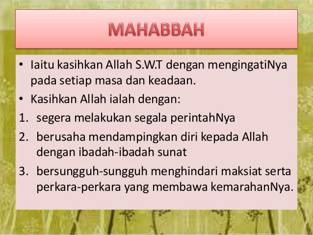 QUOTE - MAHABBAH (46) - Ana Solehah Duniailhamku