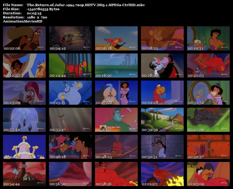 Aladdin 2-The Return of Jafar (1994) 720p พากษ์ไทย
