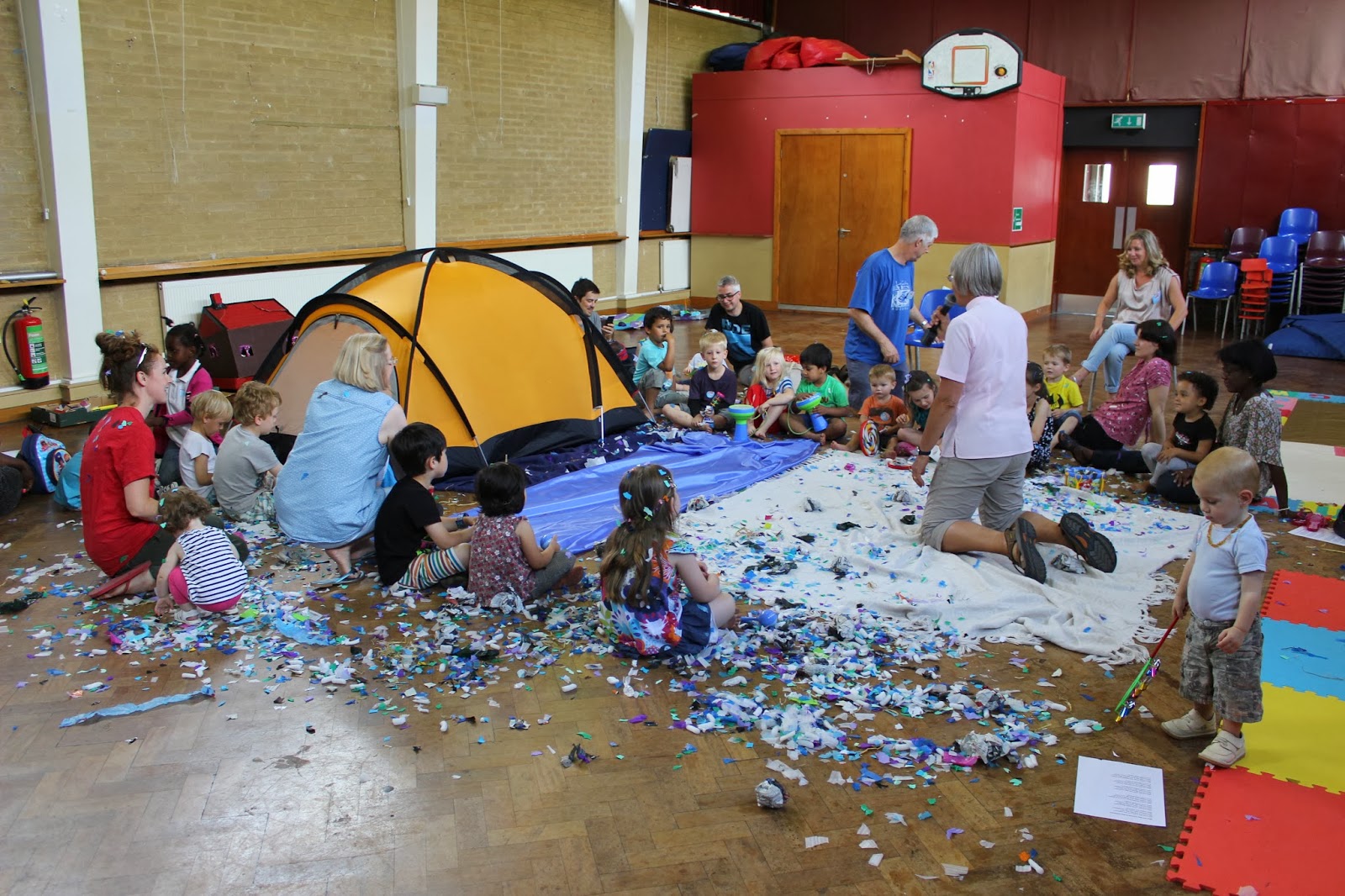 Messy Church @St Mary's Hanwell: Messy Church, 20th July 2013