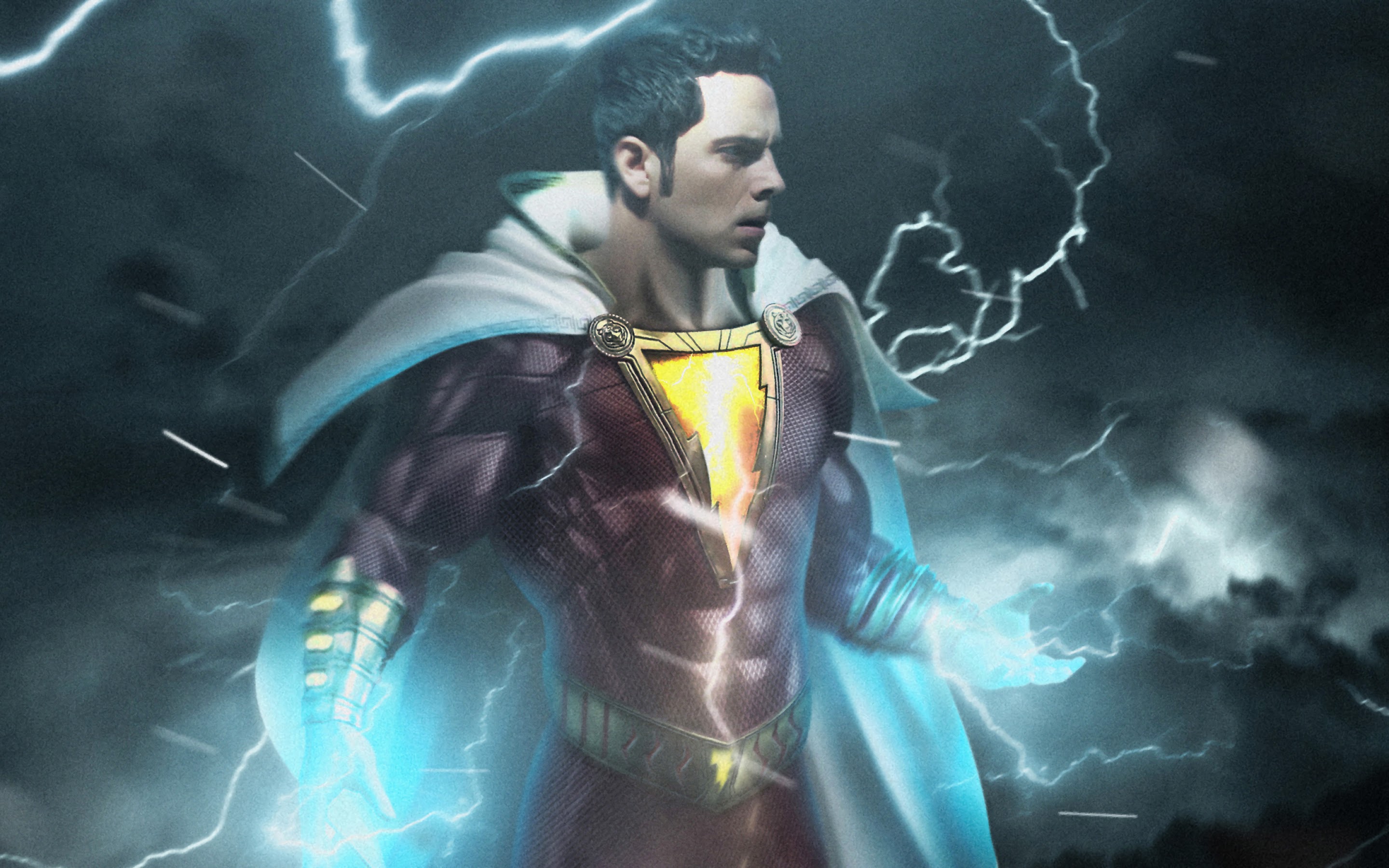 Shazam, 2019, Movie, 4K, #3 Wallpaper iPhone Phone