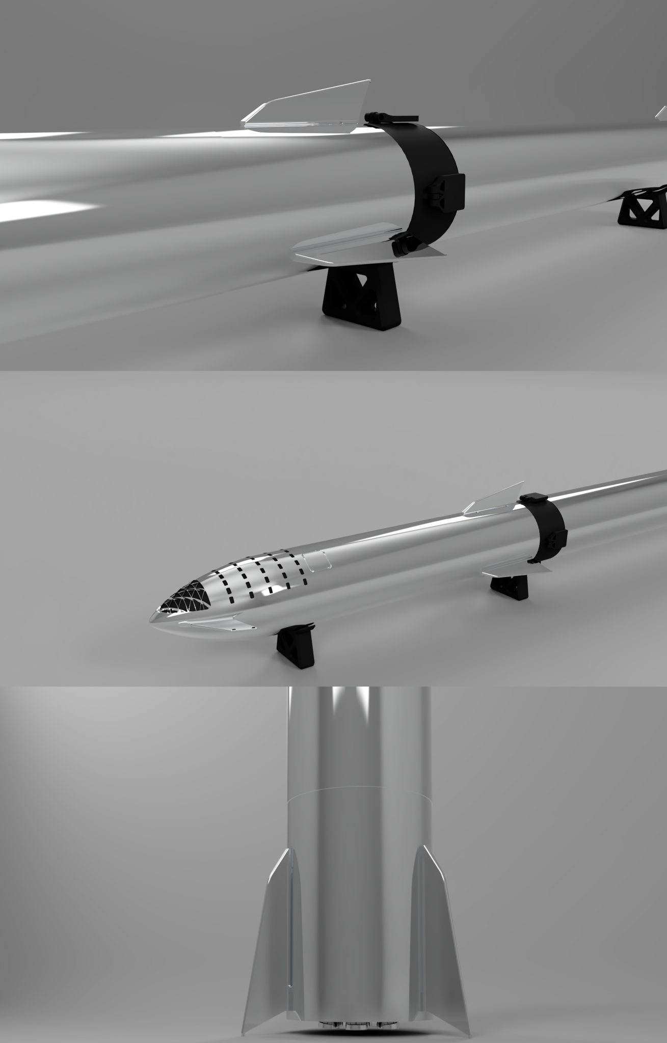 Speculations on SpaceX's Starship new fin configuration | human Mars