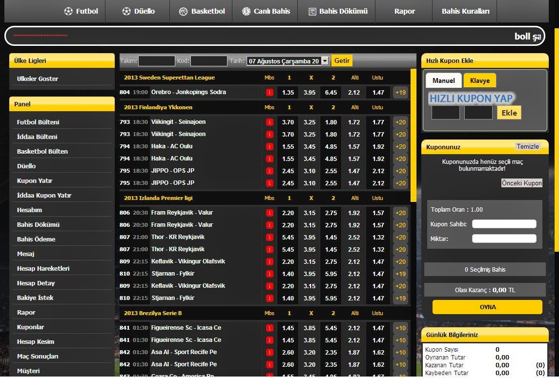 İddia Bahis Scripti - Script Hocasi