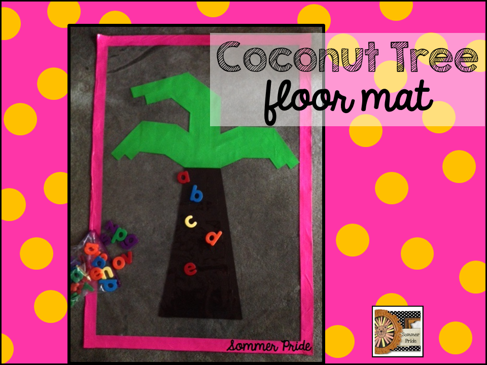 Monday Made It! {Coconut Tree Floor Mat}