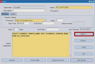 Oracle EBS Technical: Oracle Alerts in R12