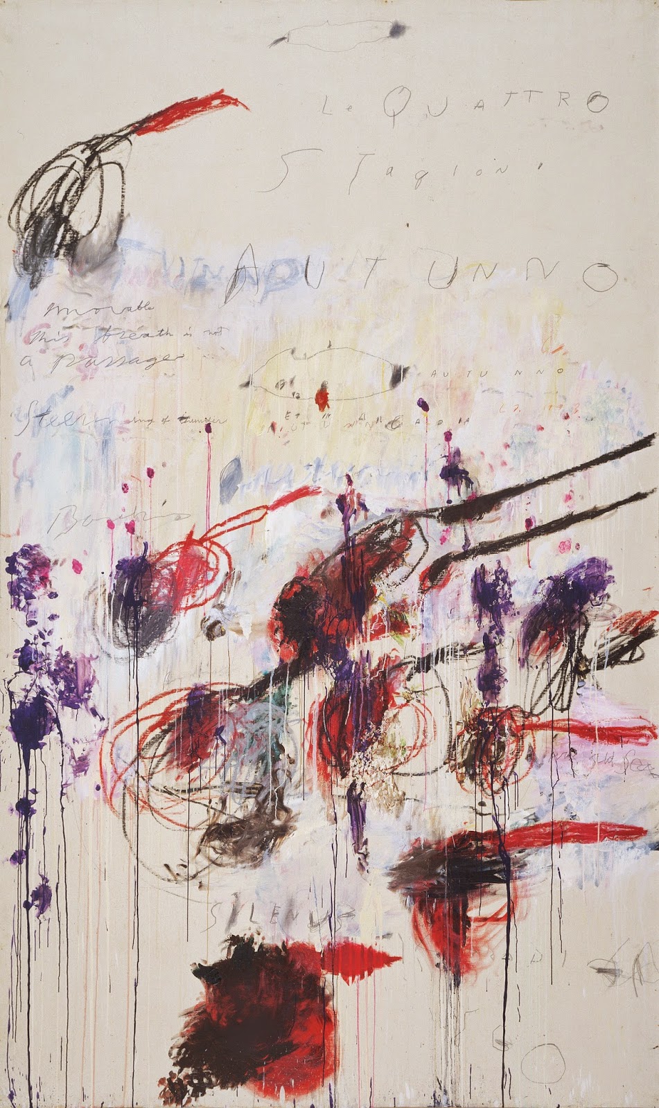 The Arts by Karena: Cy Twombly: Late Paintings: 2003-2011