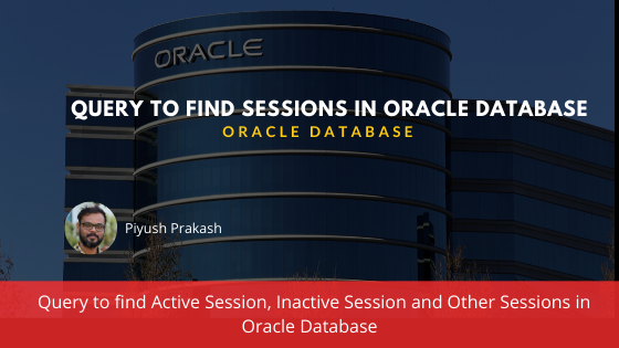 Query to find Active Session, Inactive Session and Other Sessions in ...