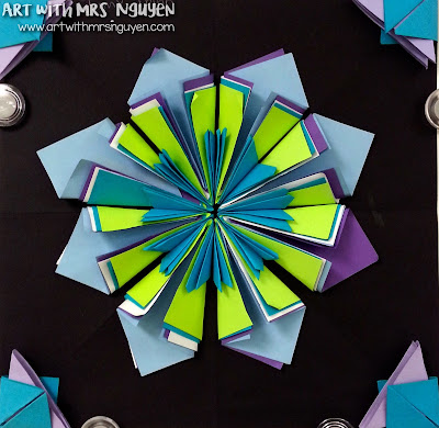 Radial Paper Relief Sculptures Part II (5th) | Art with Mrs. Nguyen