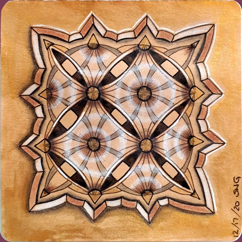 7F5R; Square One; Refresher 219; Project Pack #12; My new Tangle ...