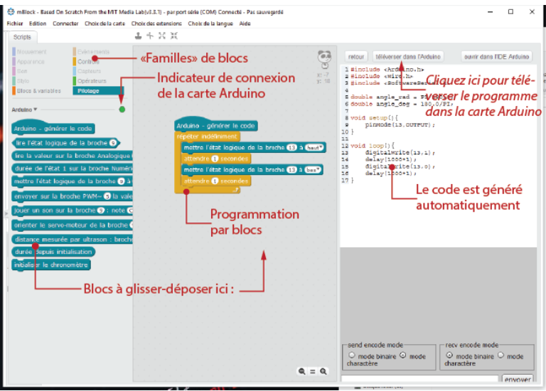 Programmation par bloc et Simulation ~ RobotScolaire
