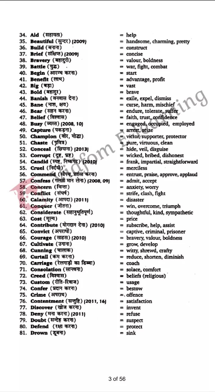 NCERT Solutions For Class 12 English Grammar Chapter 5 Vocabulary Light ncert-solutions-for-class-12-english-grammar-chapter-5-vocabulary-light