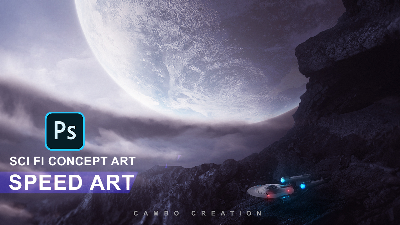 Sci Fi Concept Art Photo Manipulation In Photoshop Cambo Creation