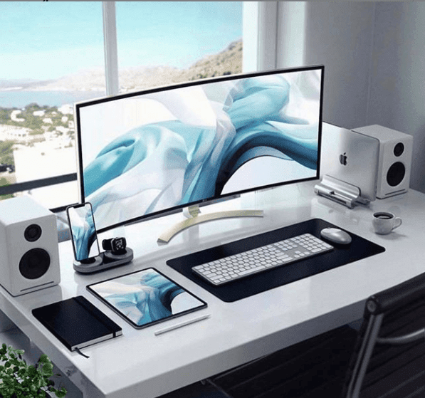 20 Inspirasi Setup Meja Kerja Minimalis di Rumah | Mood Bosster ...