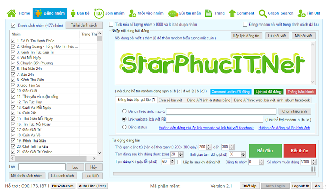 Share Fplus full Crack - Phần Mềm Marketing Facebook - Thủ thuật online