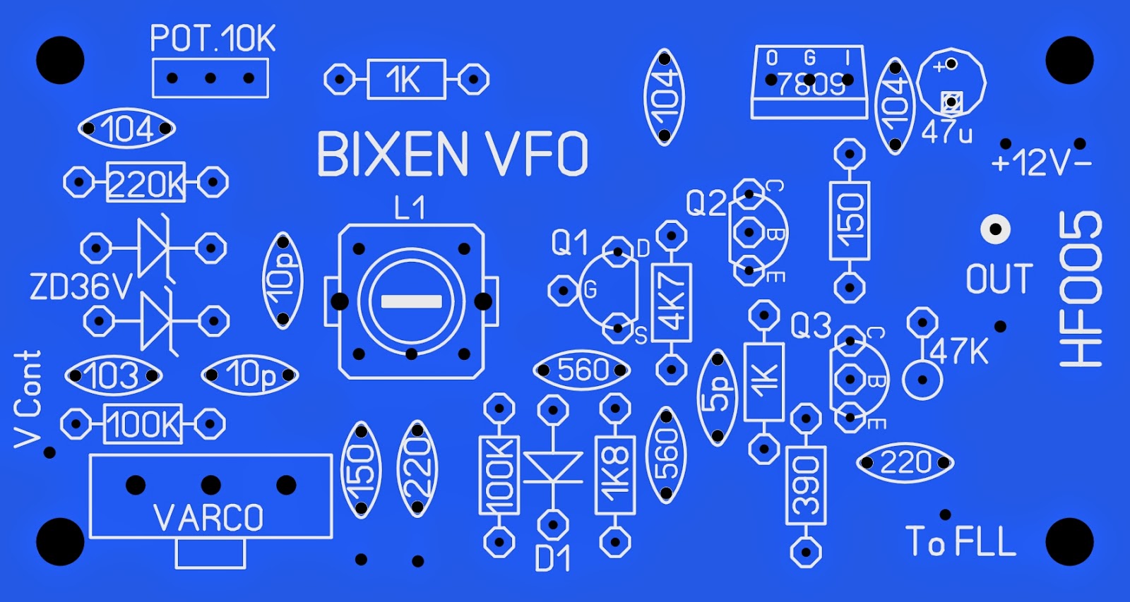 MEMBUAT VFO UNTUK BIXEN TRANSCEIVER ~ YC3LVX