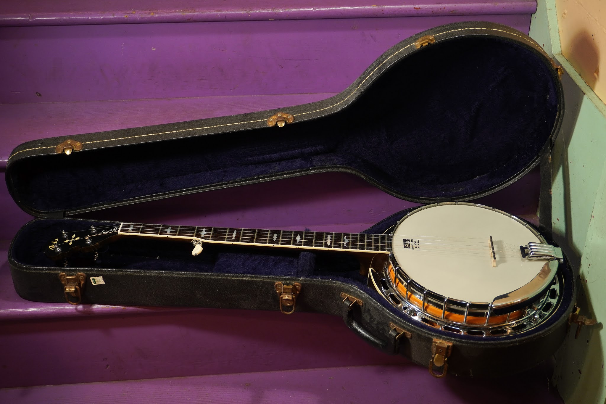 1970s Iida Model 233 Masterclone Resonator 5-String Banjo