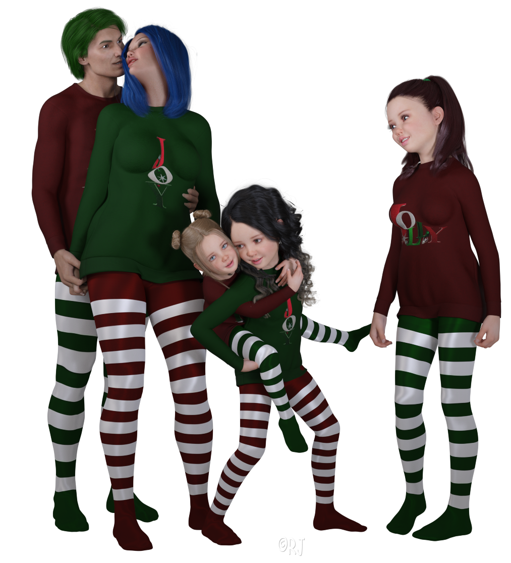 RJs DazZariffic Spot Happy Christmas Family rjs-dazzariffic-spot-happy-christmas-family