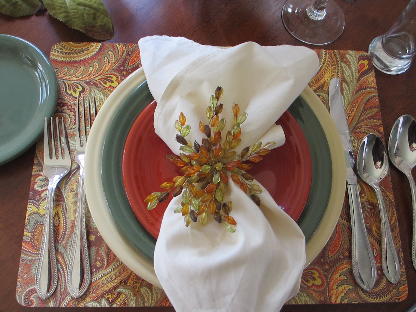 Table for One: Fall Fiesta Dinnerware Table
