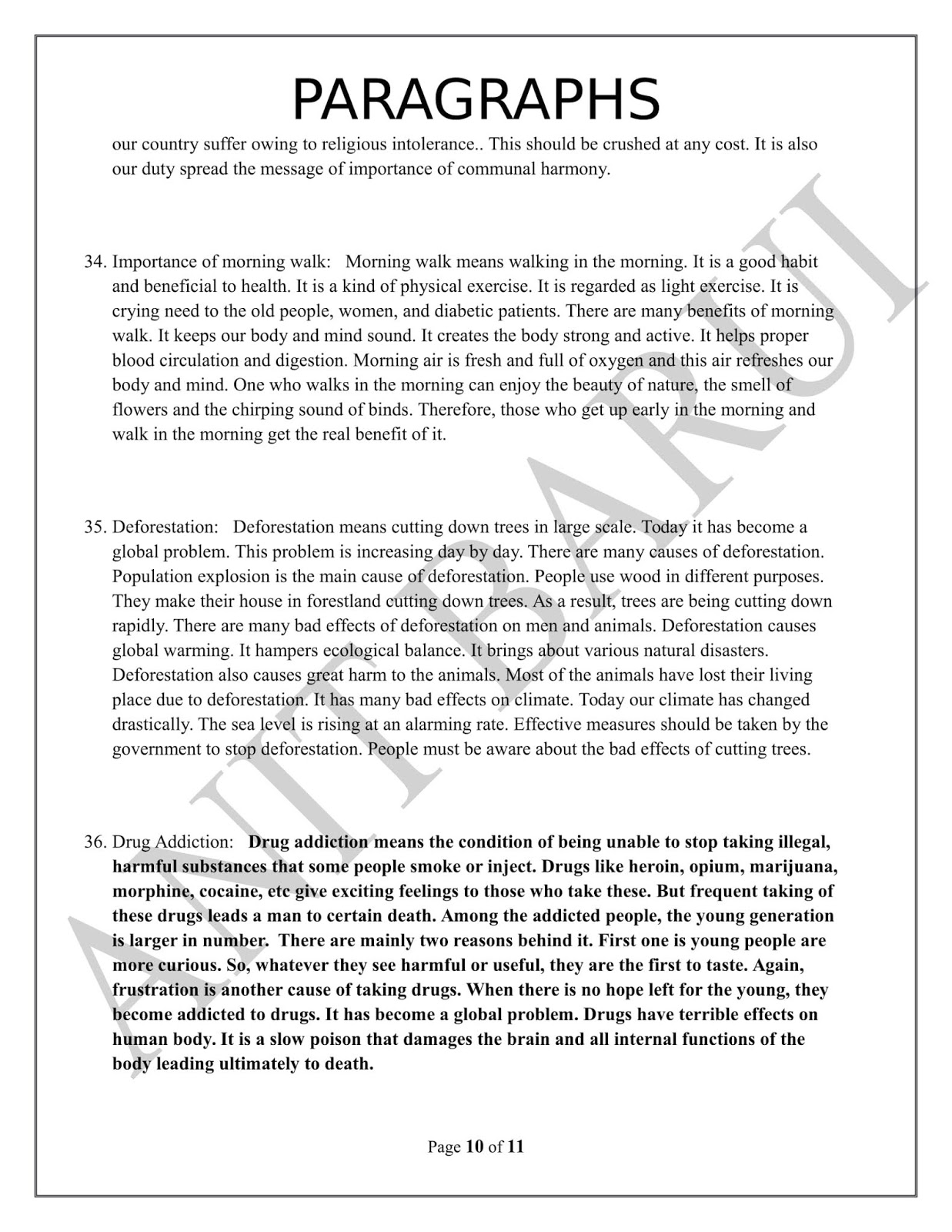 AnitBarui.in : Get English notes, articles of different classes ...