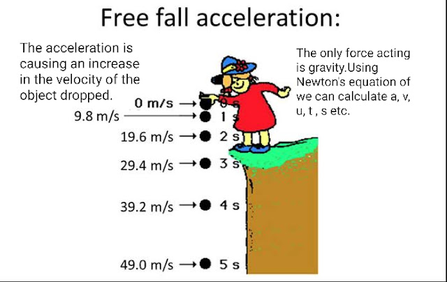 What Happens: When an object is freely falling