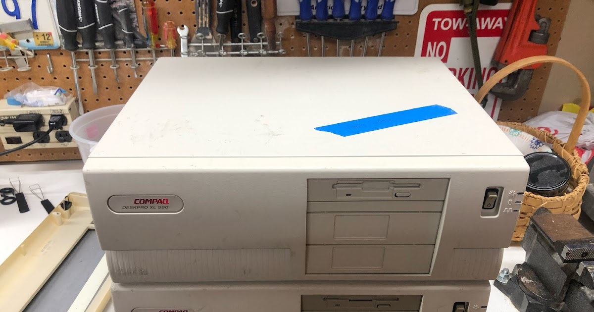 Steve’s Retro Computer bLog: Compaq Deskpro XL 590 - Pentium Workhorse