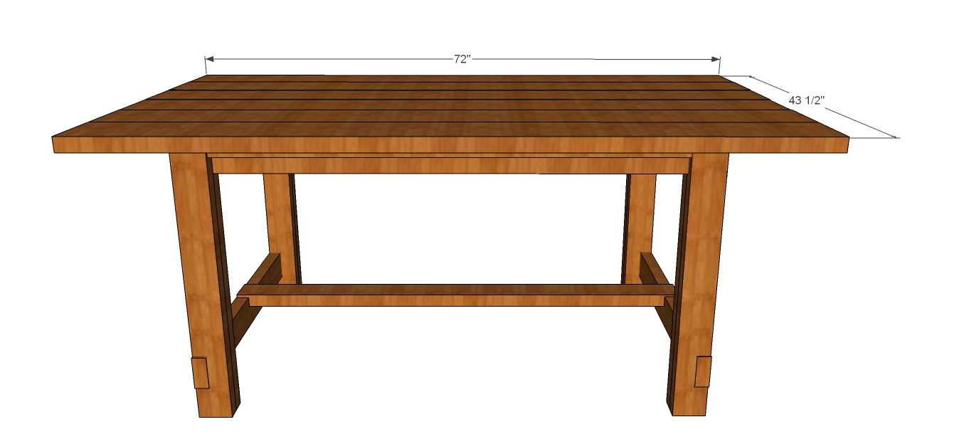 Woodwork Rustic Kitchen Table Building Plans PDF Plans