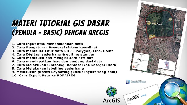 Tutorial GIS Dasar (Level Basic) menggunakan ArcGIS - Lapak GIS