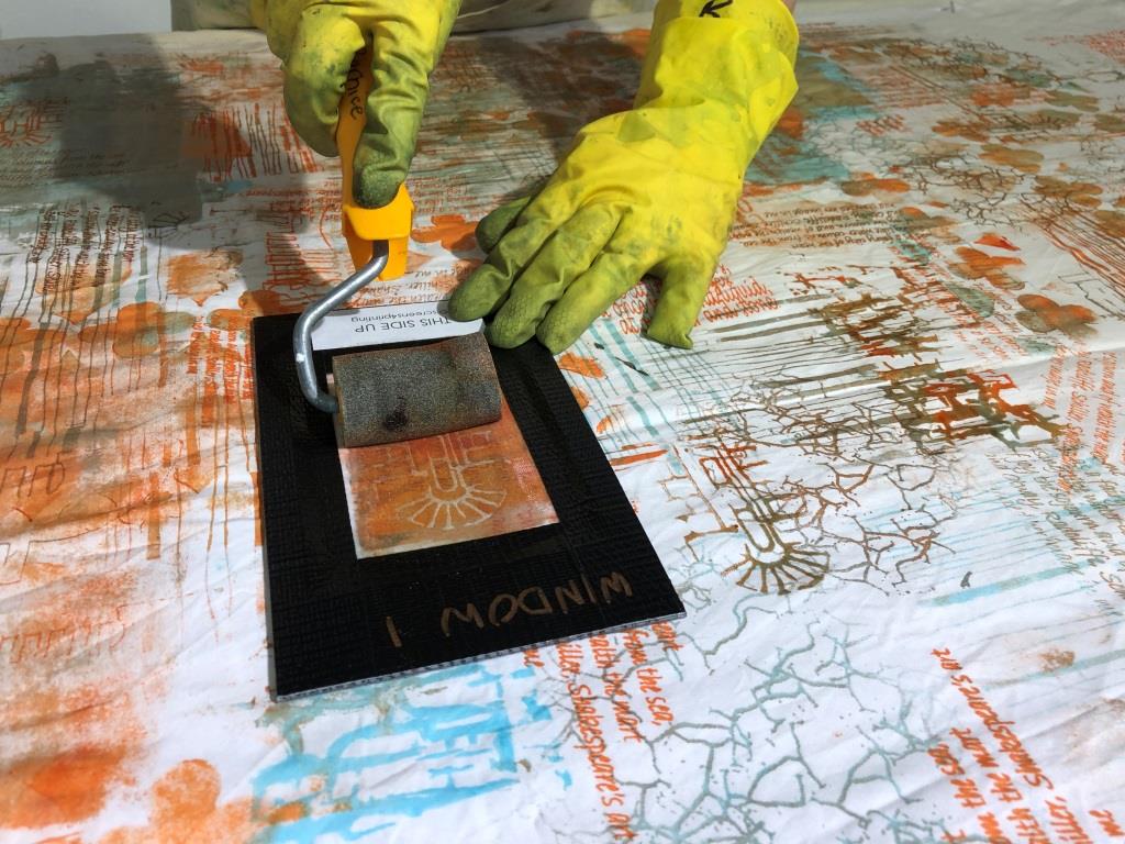 newly creative: Thermofax printing