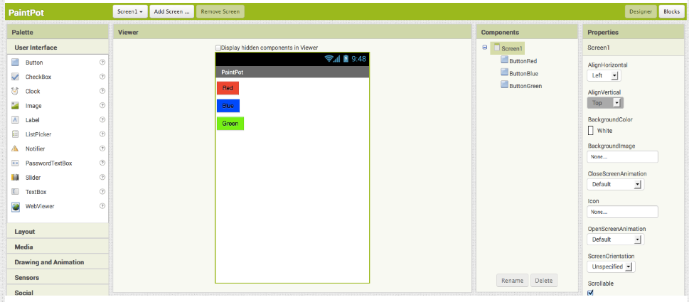 Merancang Aplikasi Menggambar pada MIT APP Inventor