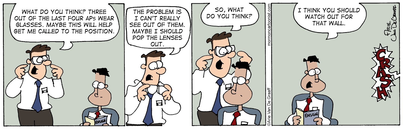 Ward Cartoonist: I Can See Clearly Now